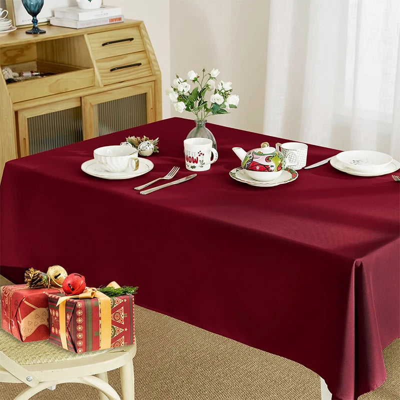 Nappe de Table Rouge et Élégante – Les Nappes